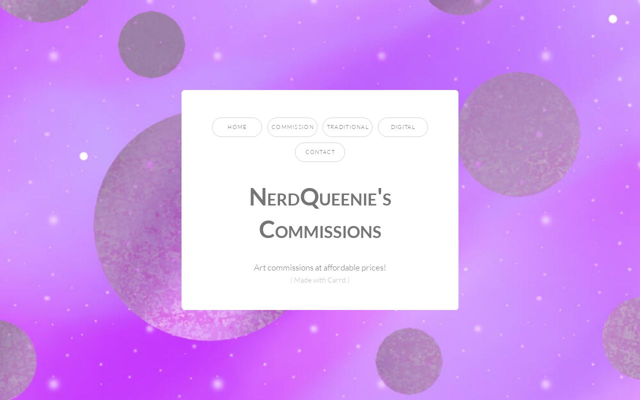 NerdQueenie's Commission Info
